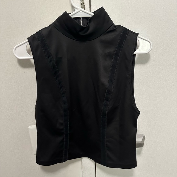 Zara | Tops | Zara Exposed Zipper Collar Shirt | Poshmark
